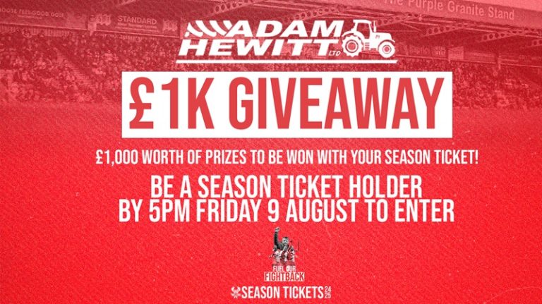 Adam Hewitt Season Ticket Giveaway returns! - Official Website of the ...