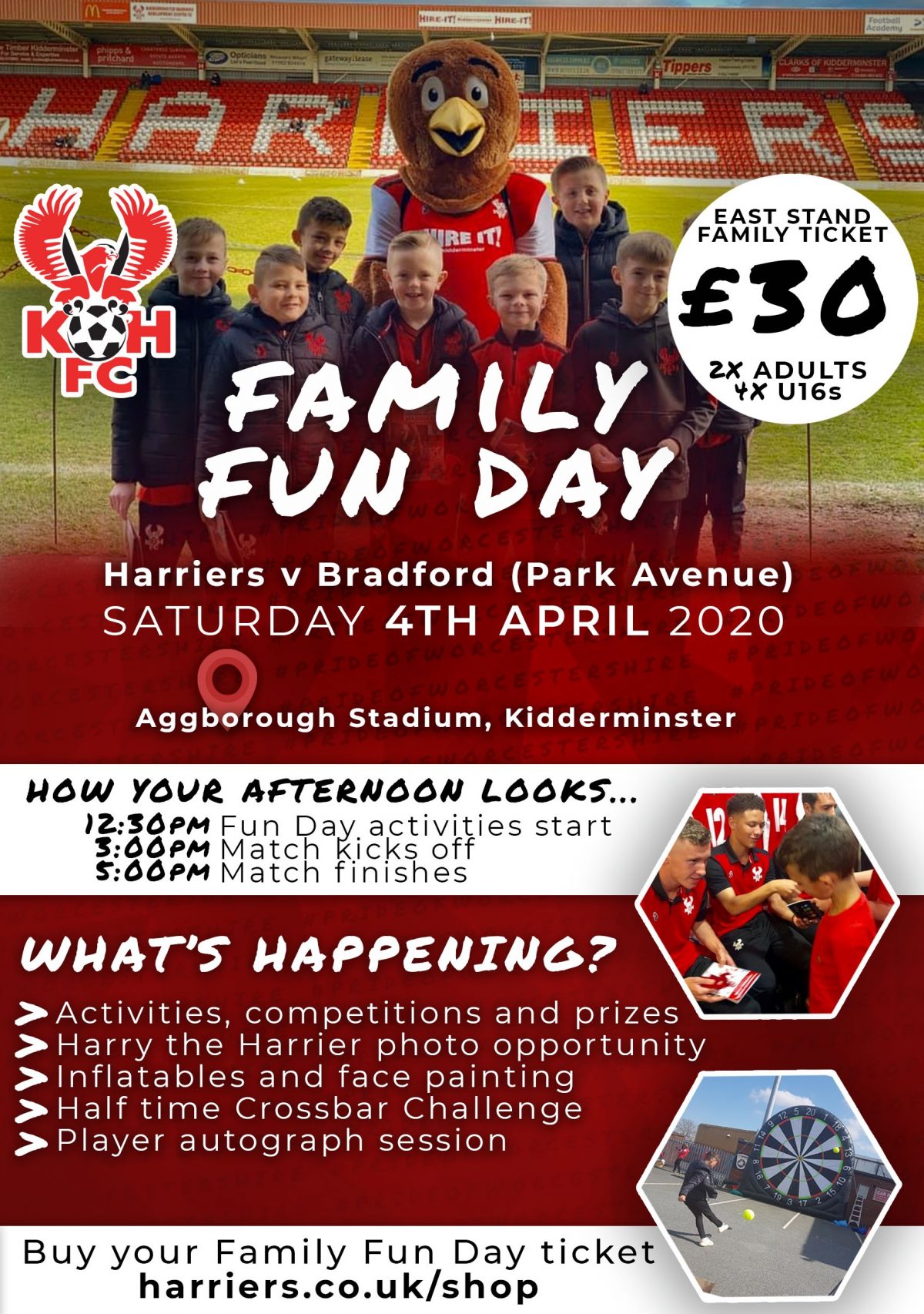 Family Fun Day in April! - Official Website of the Harriers ...