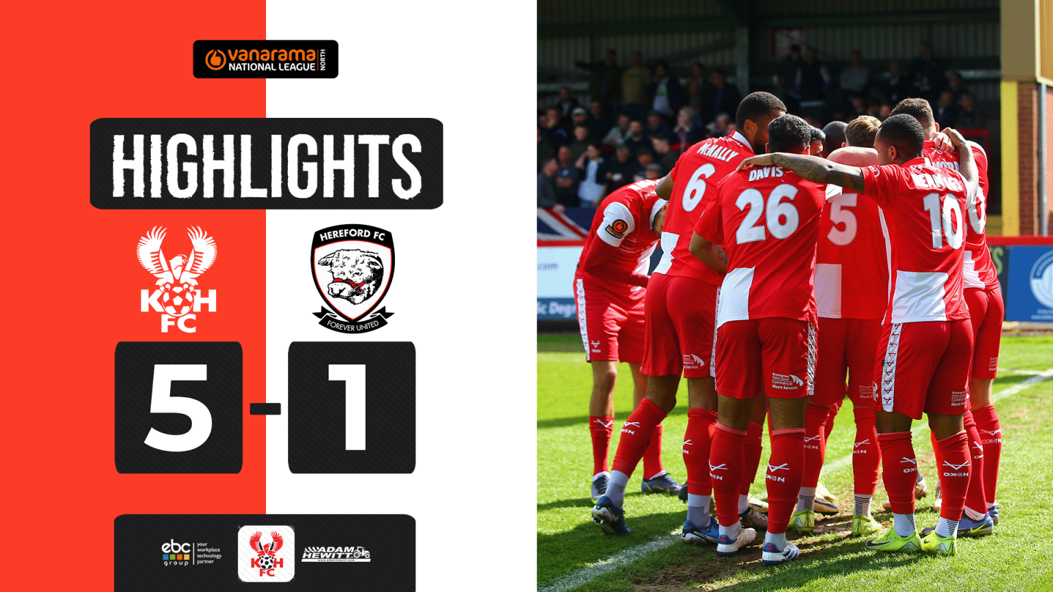 Highlights: Harriers 5-1 Hereford - Official Website of the Harriers ...