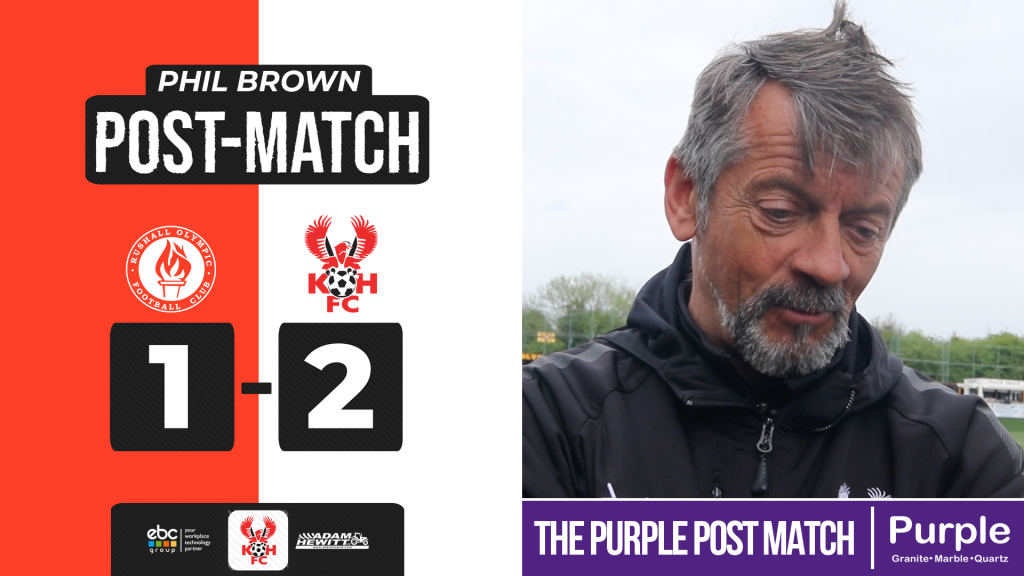Interview: Phil Brown on Rushall win - Official Website of the Harriers ...