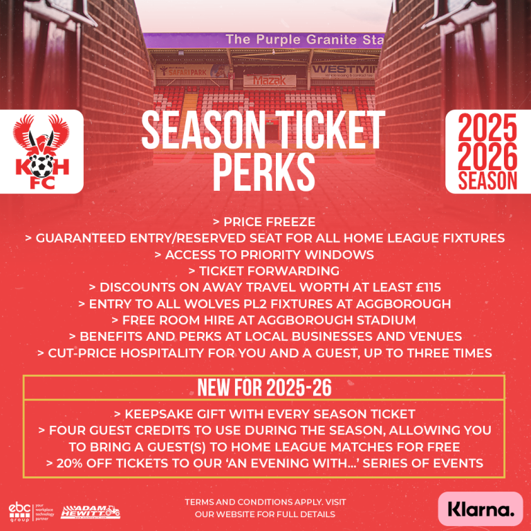 2025-26 Season Ticket Perks - Official Website of the Harriers ...