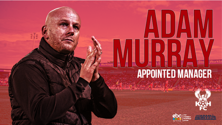 Adam Murray appointed Manager - Official Website of the Harriers ...
