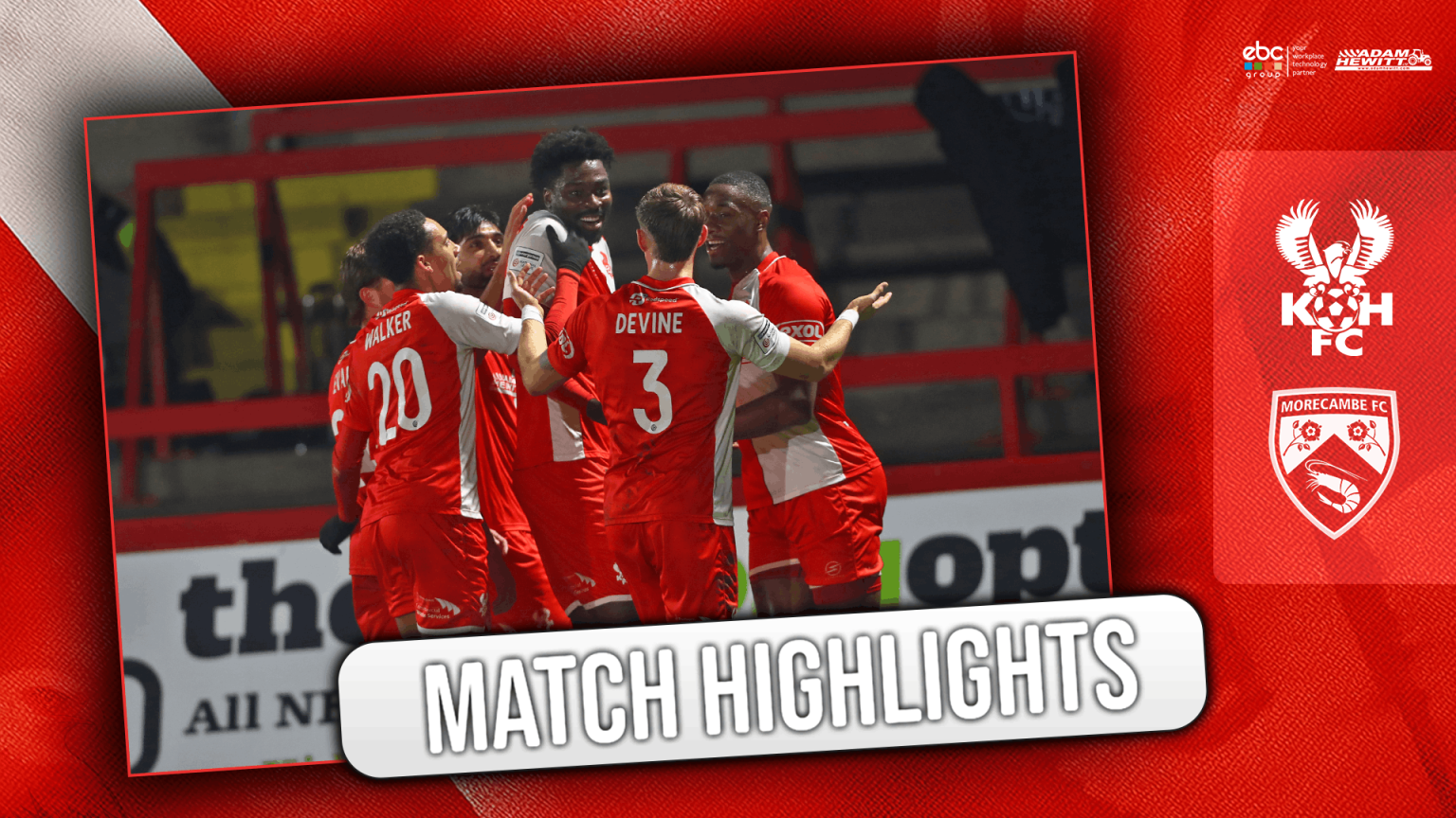 morecambe hl tn - Official Website of the Harriers - Kidderminster ...
